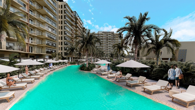 Departamento en venta de 2 recámaras en venta en Cancun | Okan Real Estate
